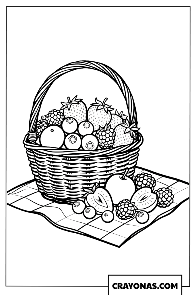 21+ Free Printable Summer Fruit Coloring Pages for All Ages - Crayonas